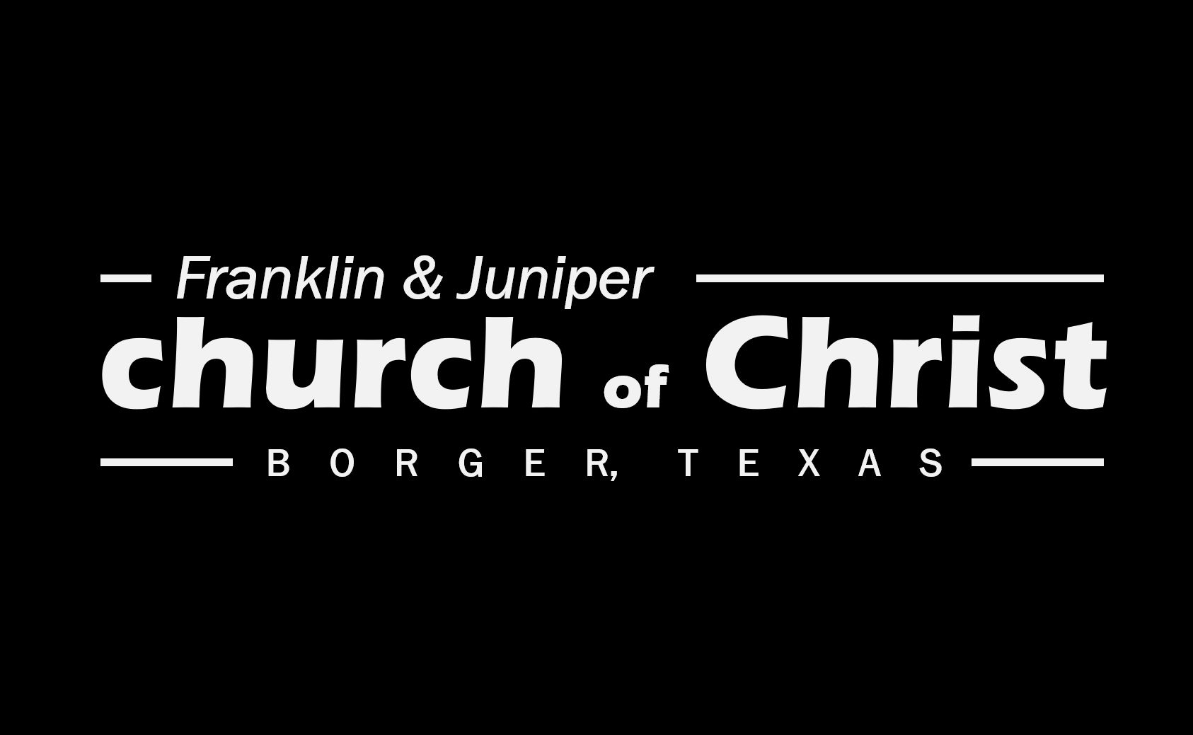 The Scheme of Redemption | Borger church of Christ @ Franklin & Juniper