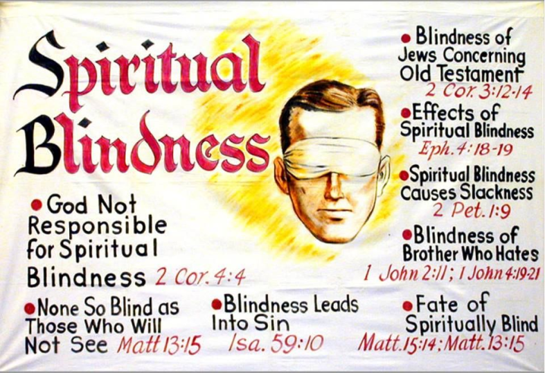 Spiritually Blind | Borger church of Christ @ Franklin & Juniper